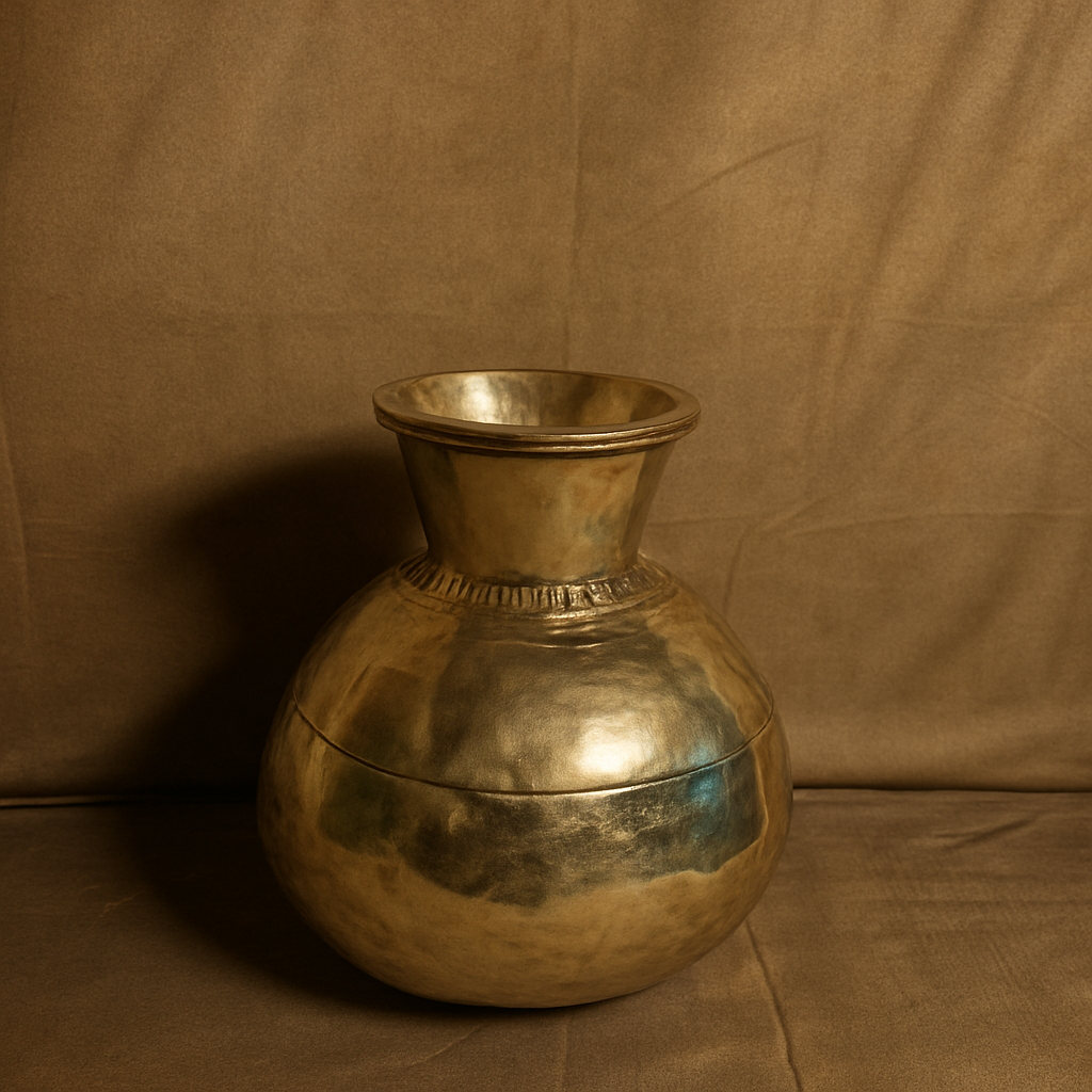 Antique brass very very old pot - Unique Antique Collection