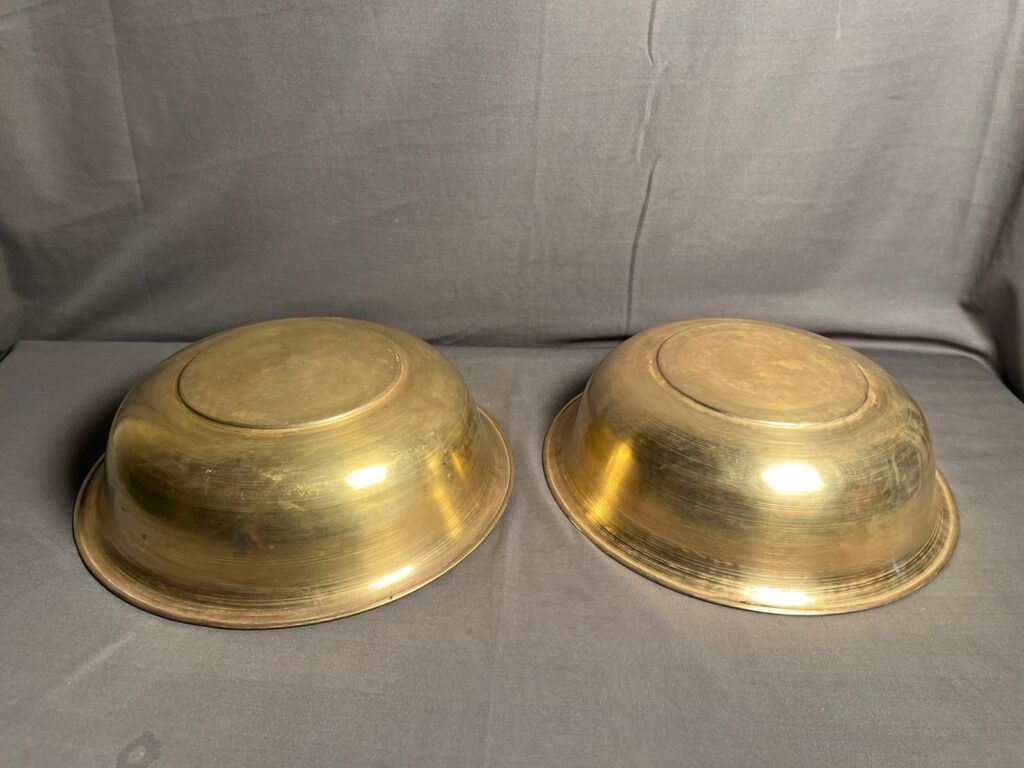 Vintage brass 2 pcs large size dhamas set - Unique Antique Collection