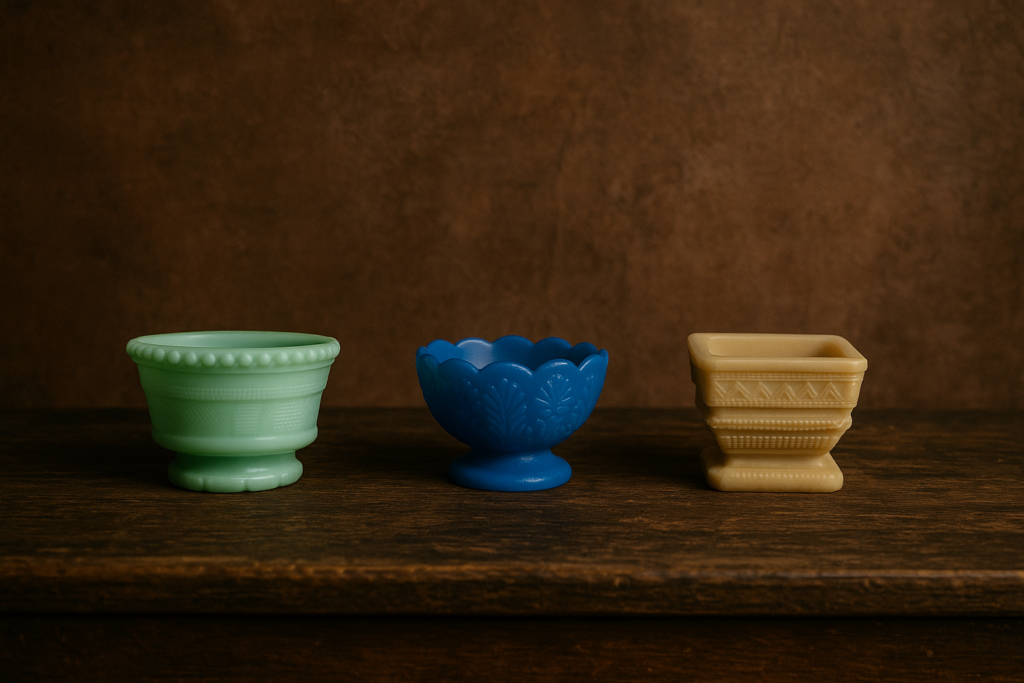 Vintage Decorative Cups – Set of 3 (Mid-Century Inspired) - Unique ...