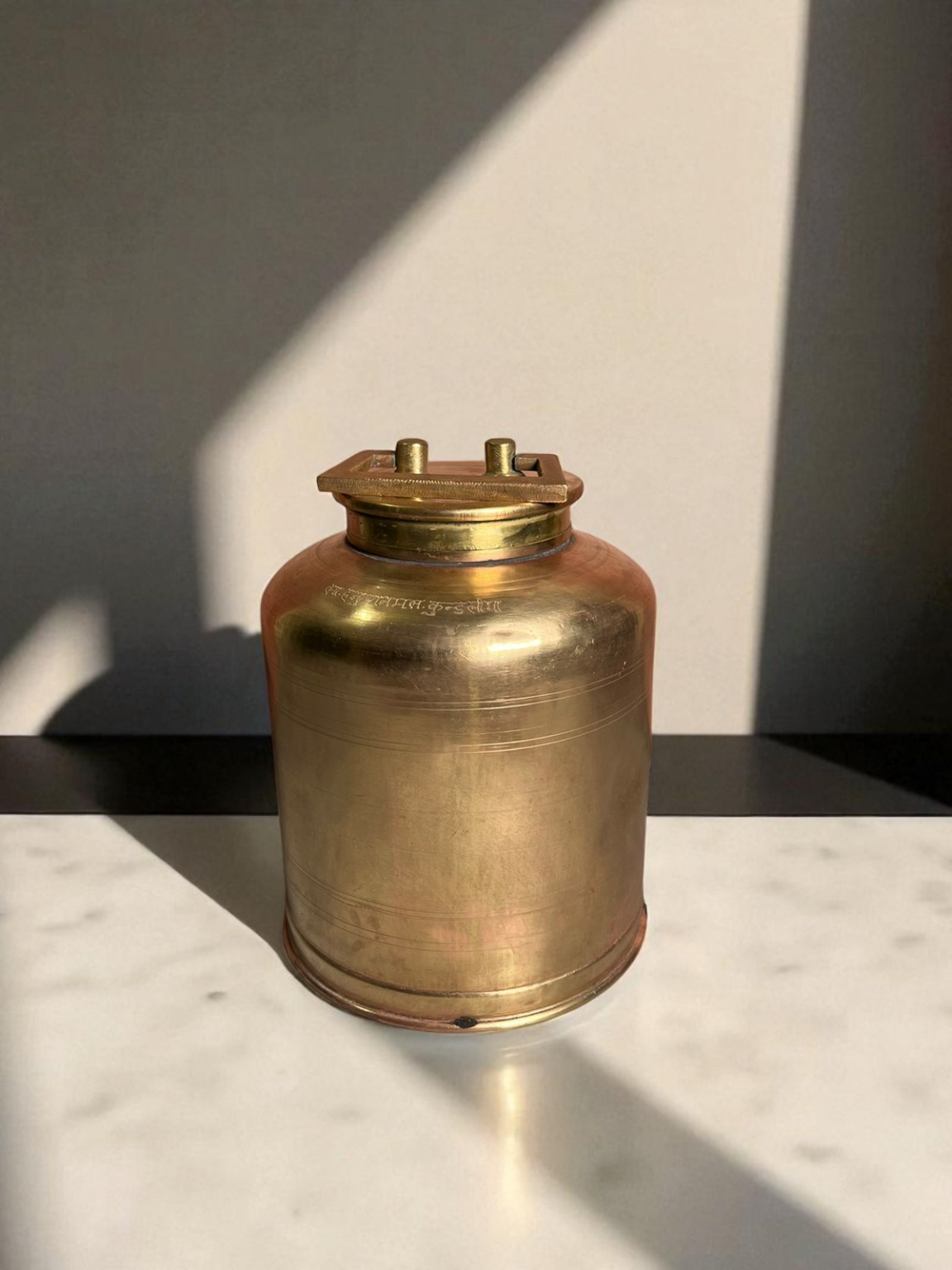 Vintage Brass Oil/Ghee Can – Traditional Storage With Timeless Appeal ...