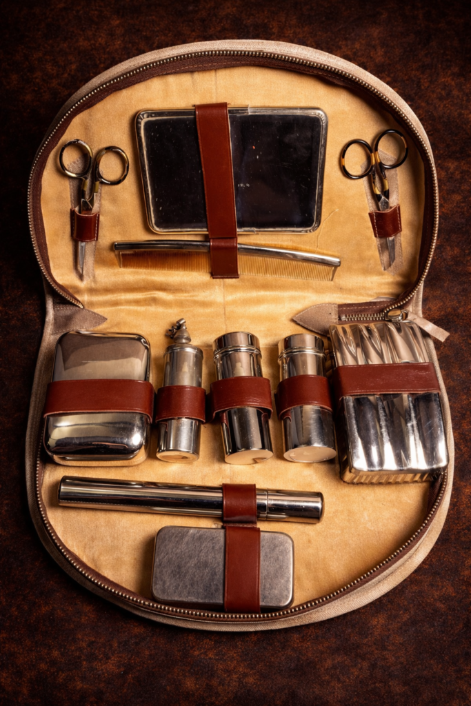 Antique Gentleman’s Grooming & Dressing Travel Kit - Unique Antique ...